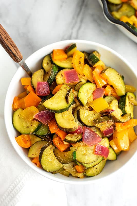 Easy Greek Vegetables - Ready In Just 15 Minutes | Bites of Wellness