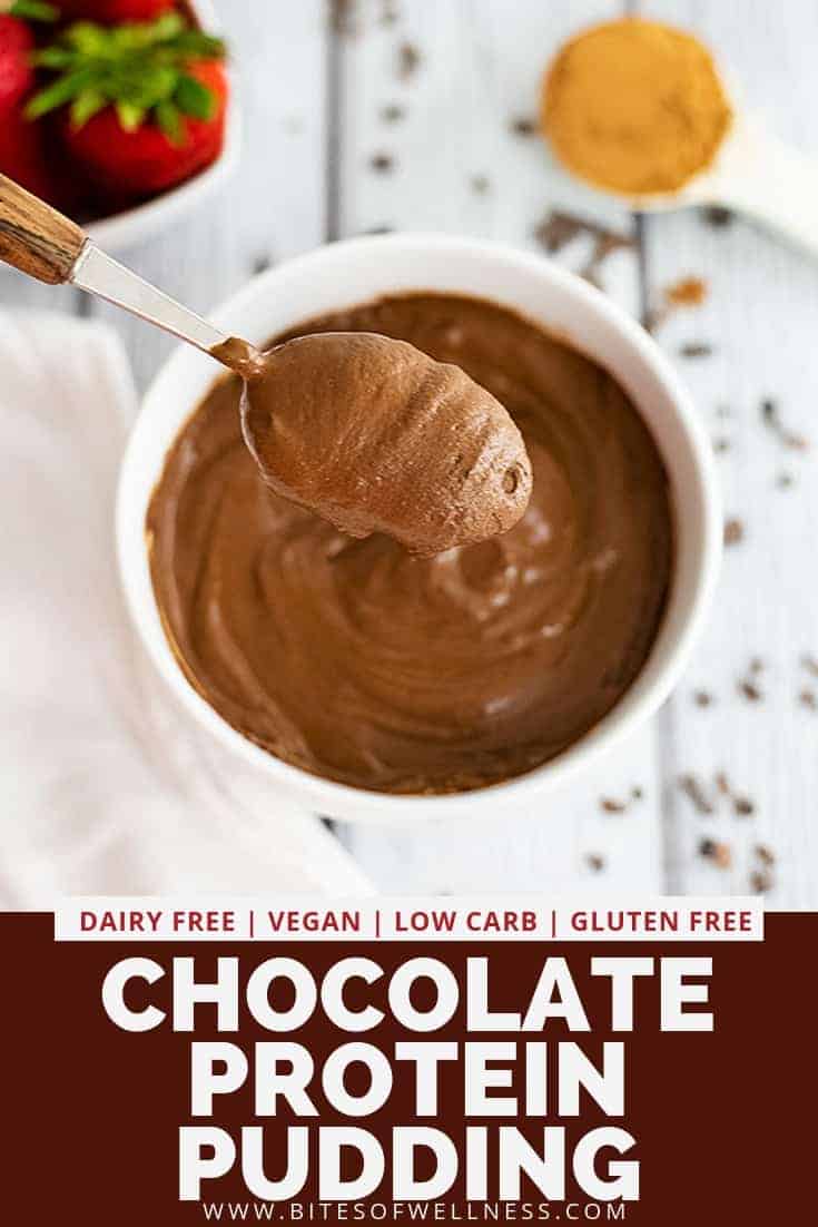 Easy Chocolate Protein Powder Pudding - 4 Ingredients