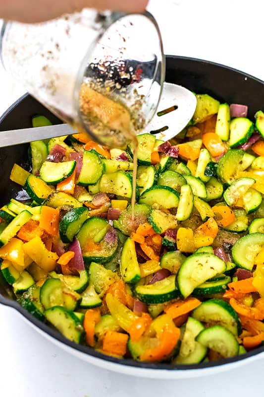 Easy Greek Vegetables - Ready In Just 15 Minutes | Bites of Wellness