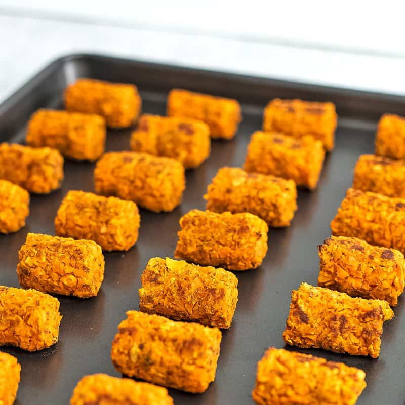 Crispy Sweet Potato Tots (Baked in Air Fryer or Oven) | Bites of Wellness