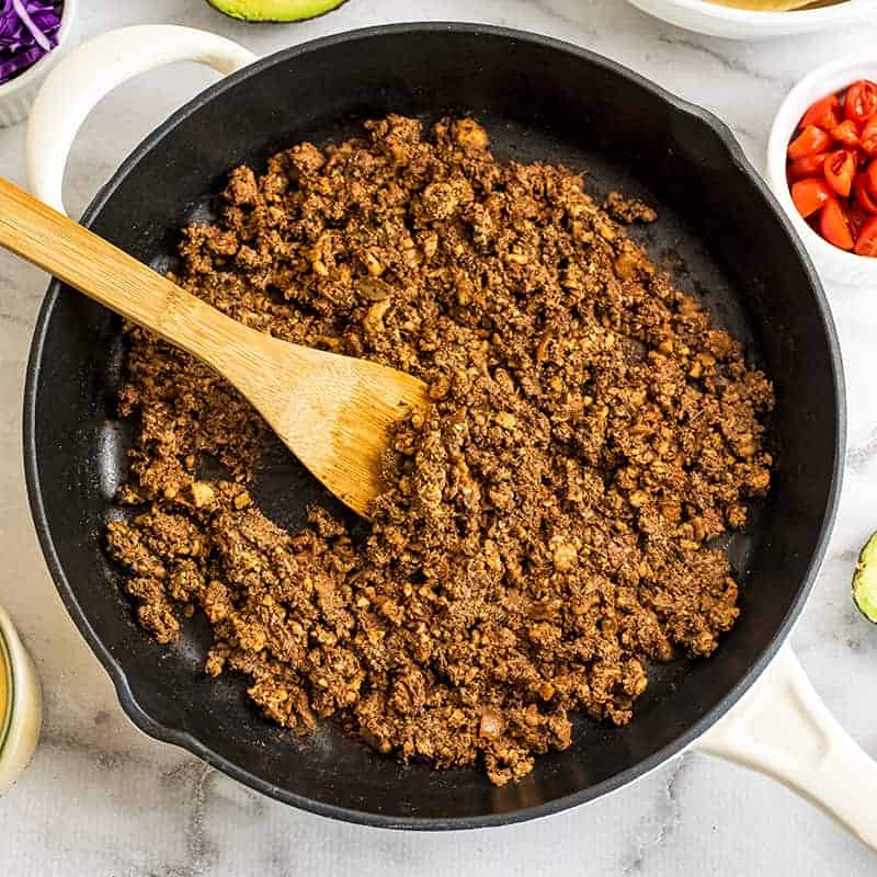The Best Walnut Taco Meat, (15 Minute Vegan Taco Meat) | Bites of Wellness