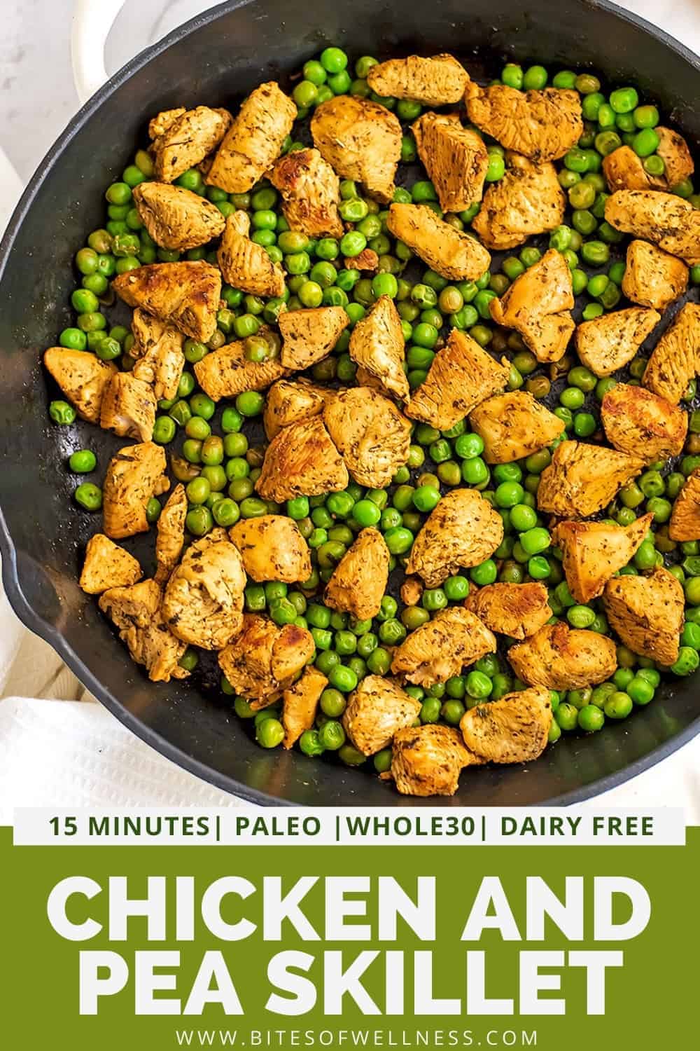 The Best Chicken Pea Skillet - Ready in just 12 Minutes
