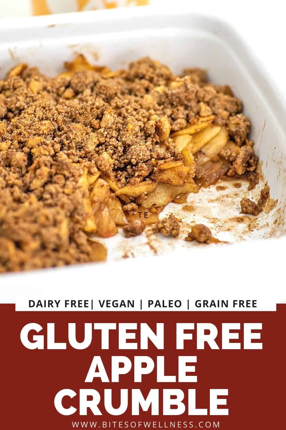 Gluten Free Apple Crumble (with almond flour) - Bites of Wellness