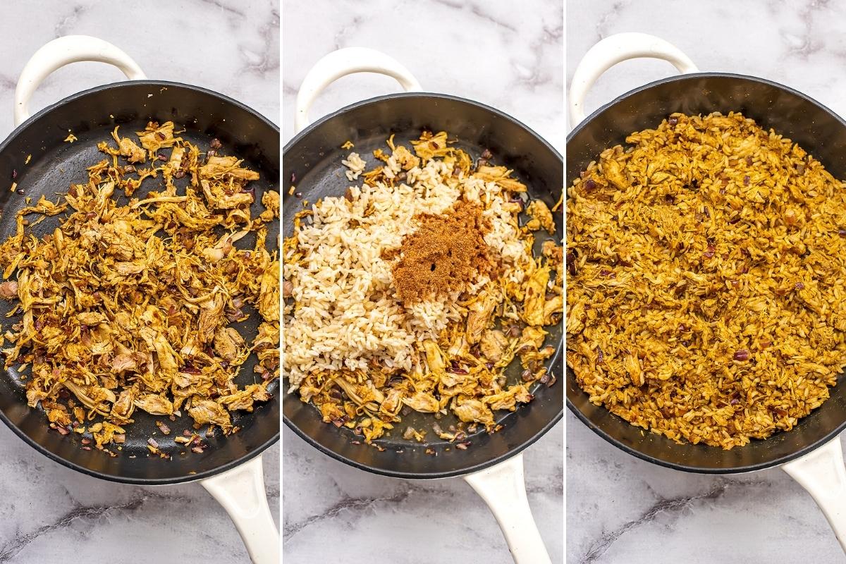 Chicken Shawarma Rice - Simple, Easy, 15 Minute Meal | Bites of Wellness