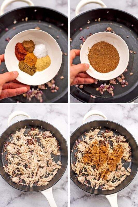 Chicken Shawarma Rice - Simple, Easy, 15 Minute Meal | Bites of Wellness