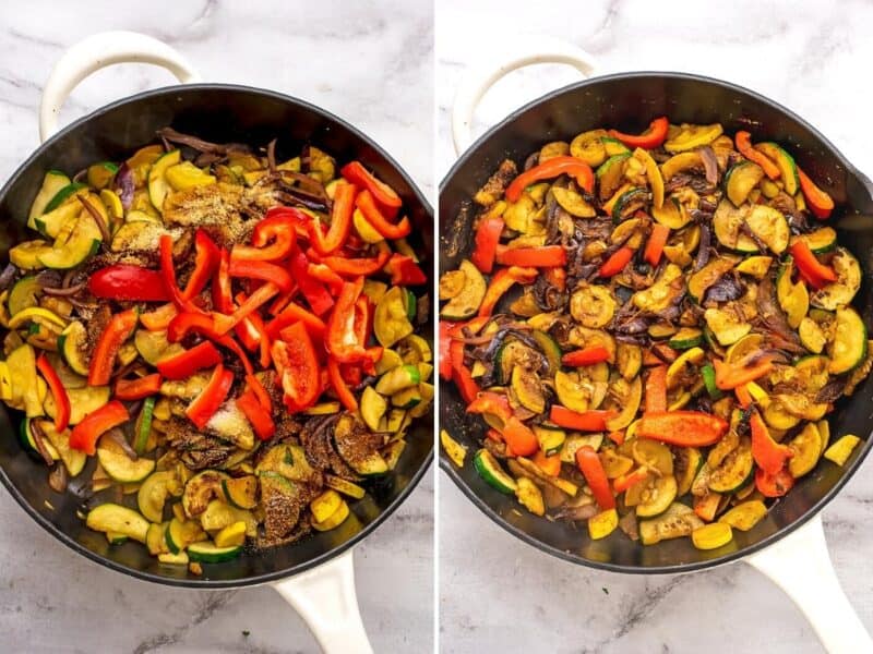 Sauteed Mexican Vegetables - Easy 15 Minute Side Dish
