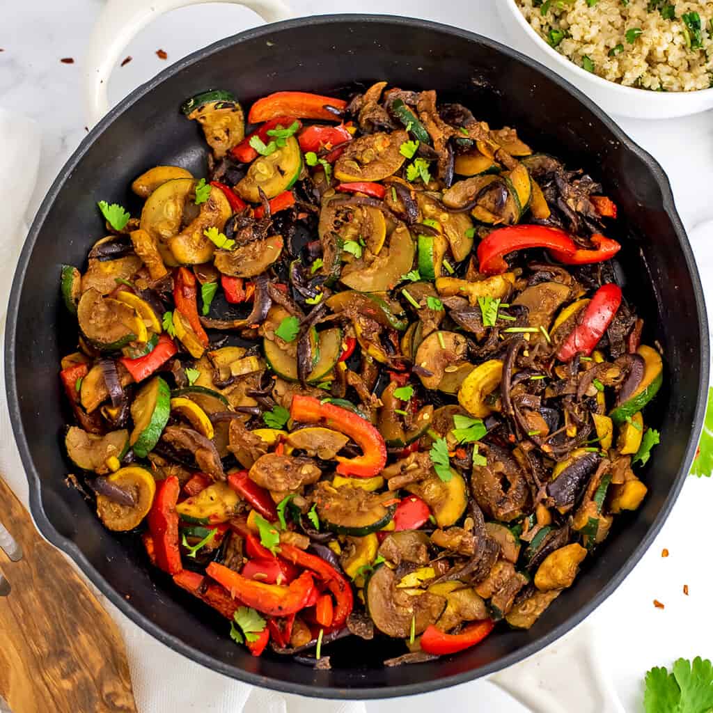 Sauteed Mexican Vegetables - Easy 15 Minute Side Dish
