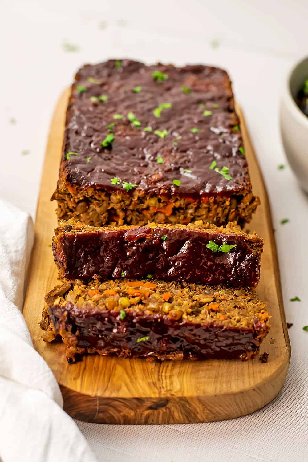 Lentil Mushroom Loaf - Vegan, Gluten Free | Bites of Wellness
