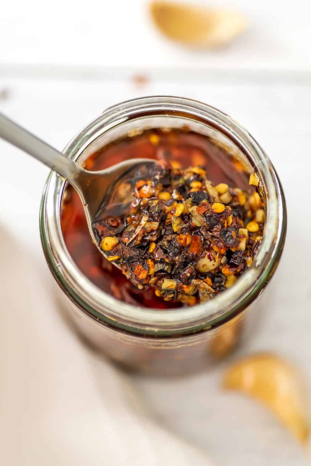 Homemade Garlic Chili Oil - 20 Minutes | Bites of Wellness