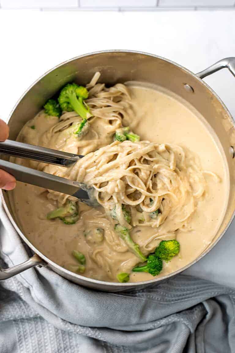 Creamy Vegan White Bean Pasta Sauce | Bites of Wellness