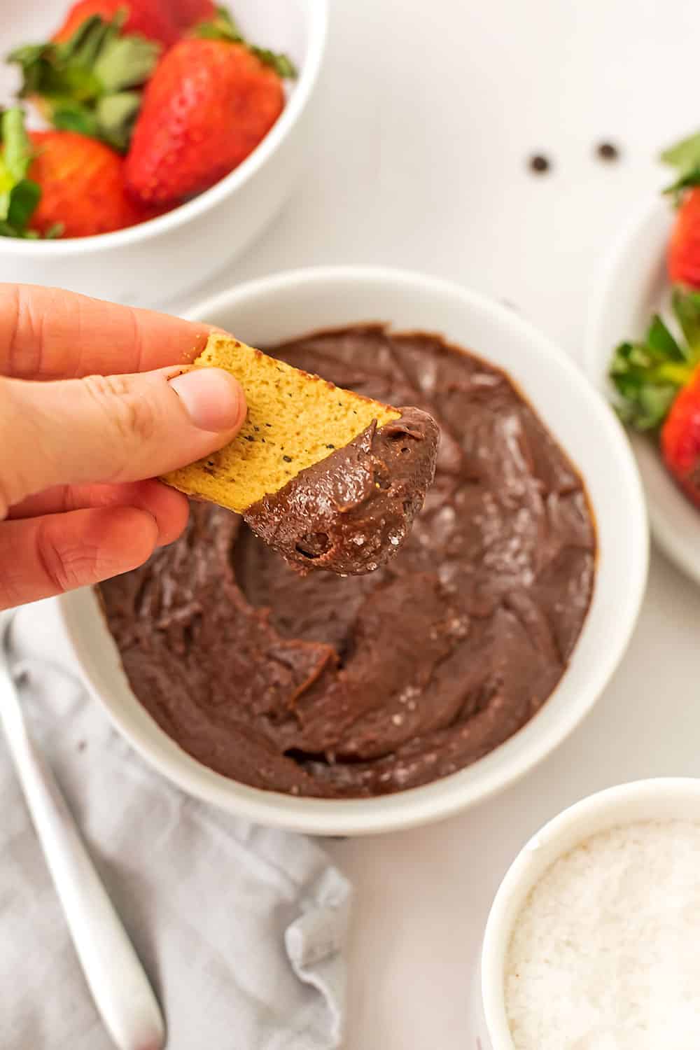 Chocolate Tahini Spread - Ready in 5 Minutes | Bites of Wellness