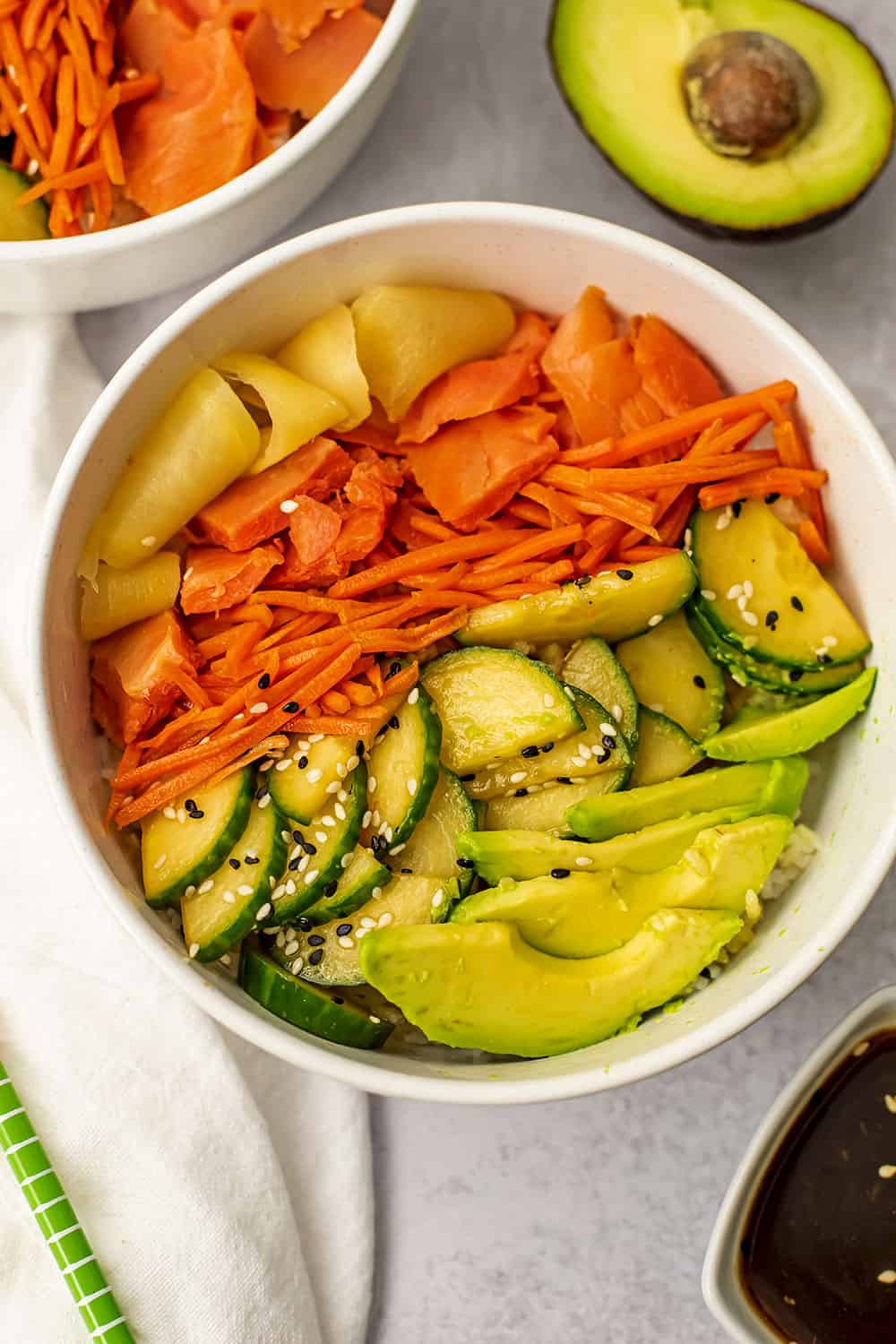 Easy Smoked Salmon Bowls - 15 Minute Meal | Bites of Wellness