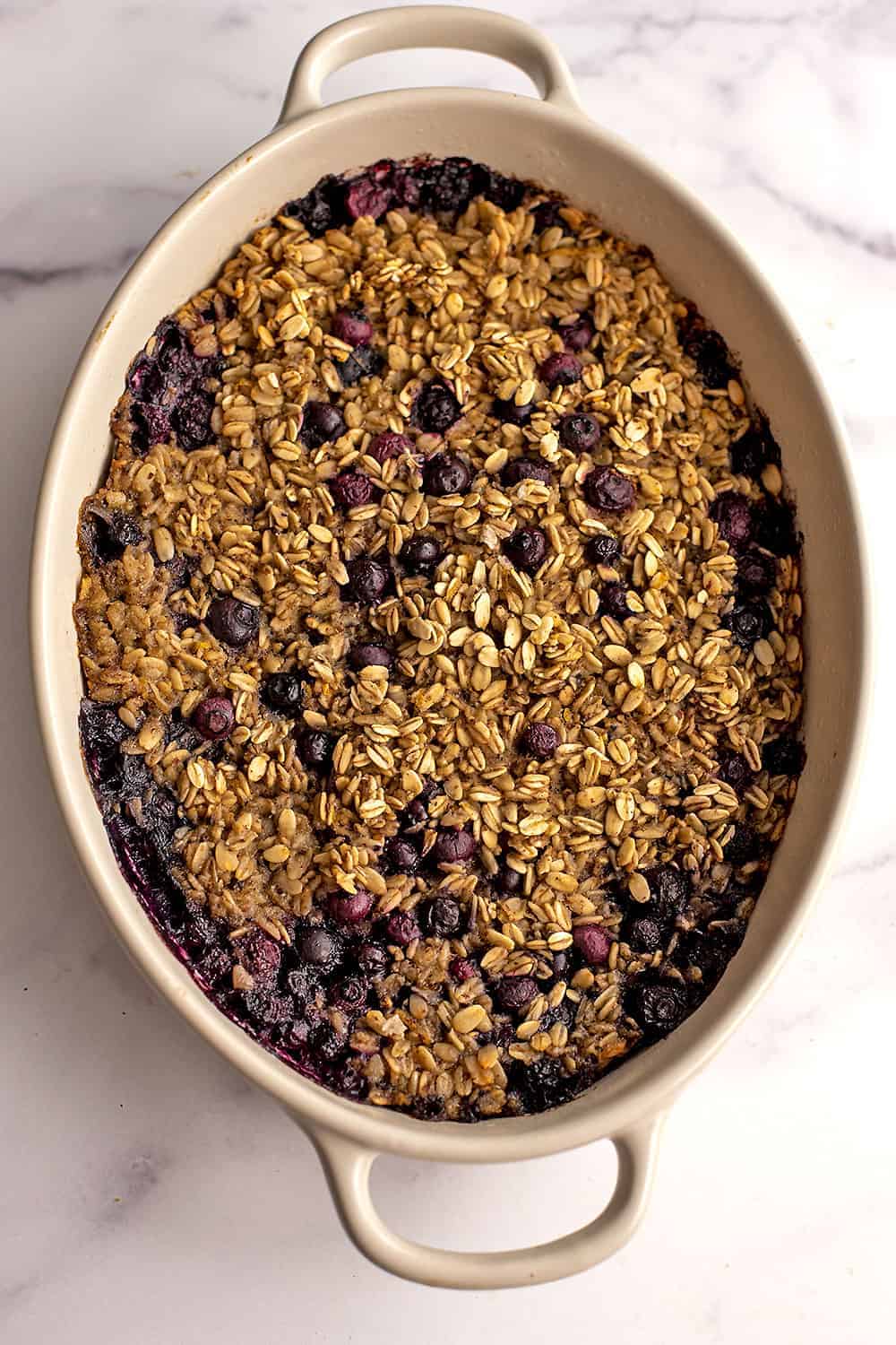 Lemon Blueberry Baked Oatmeal - Bites of Wellness