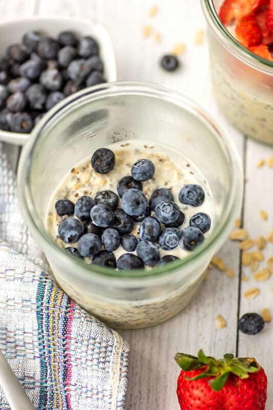 Overnight Oats with Yogurt (No Milk) - Bites of Wellness