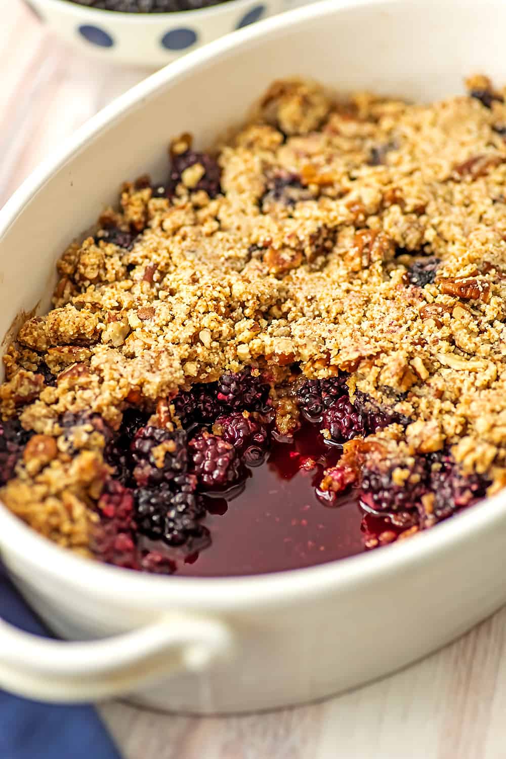 Gluten Free Blackberry Crumble - Bites of Wellness