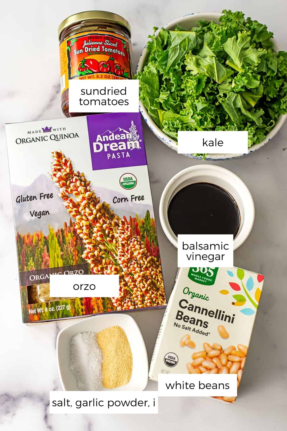 Orzo with Kale - Bites of Wellness