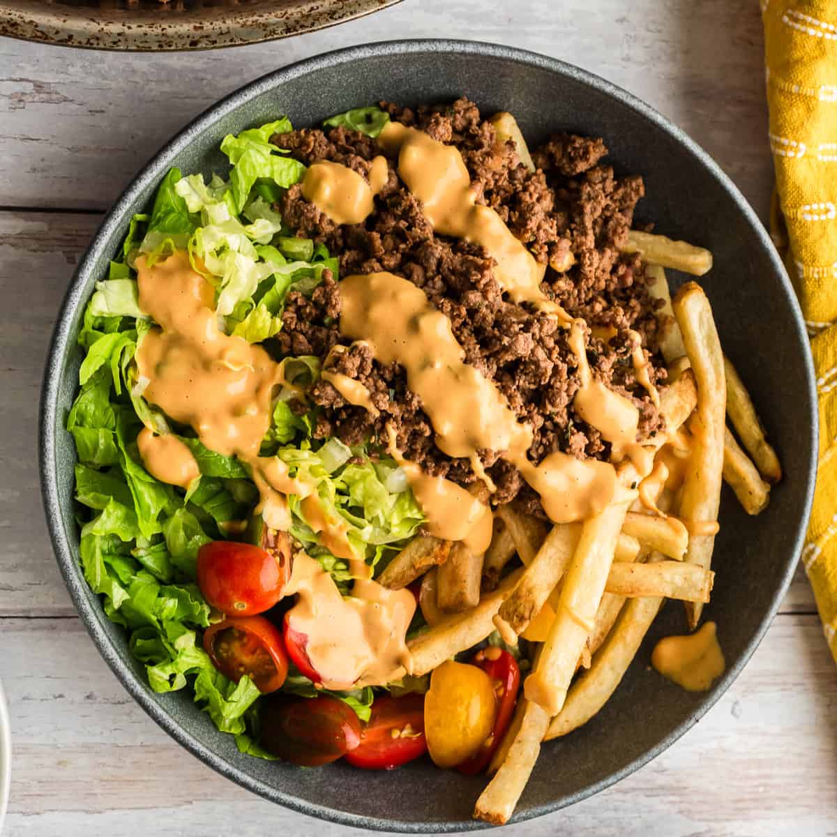Ground Beef Burger Bowls (Easy 15 Minute Dinner)