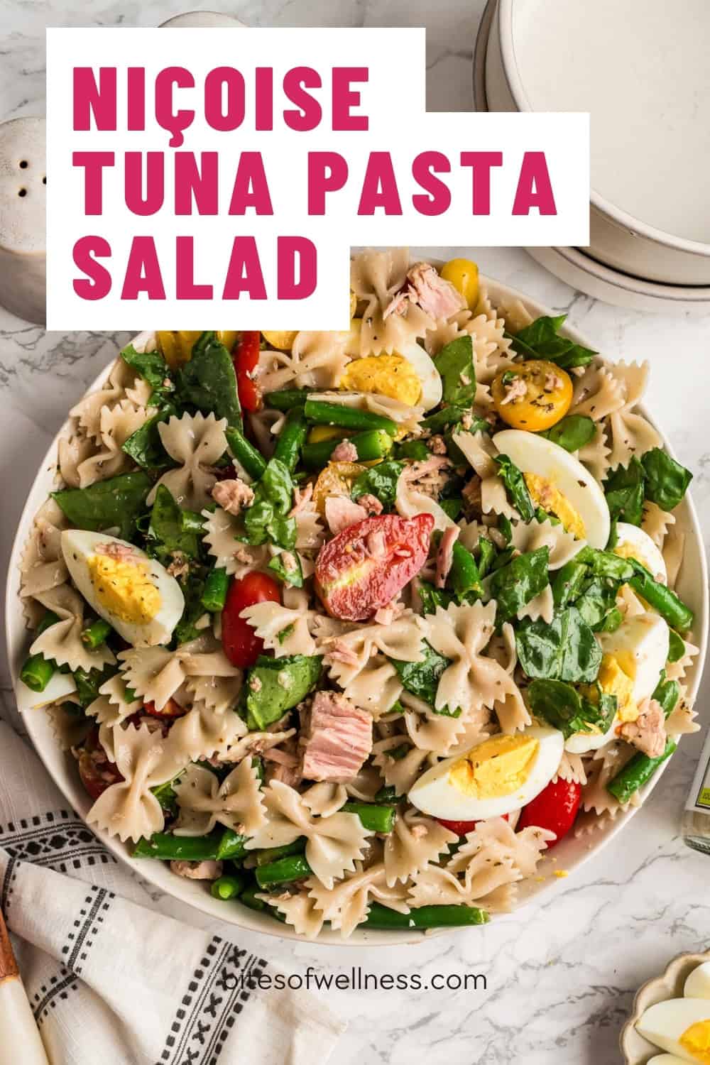 Tuna Pasta Salad (Niçoise Style, Easy 20 Minute Meal)